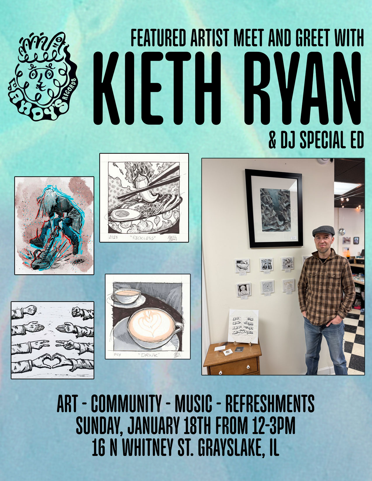 Hip-hop Sunday AND featured artist meet and greet! – Andy’s Records